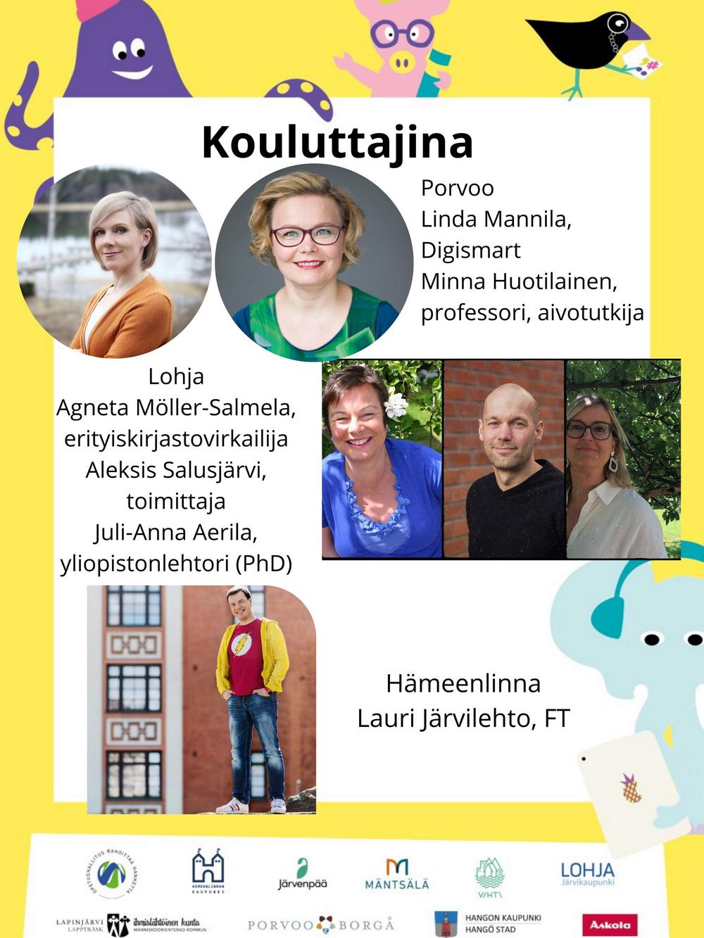 Kunnissa luetaan -lukutaitomessut 2024 Porvoossa, Lohjalla ja Hämeenlinnassa - Äidinkielen ...